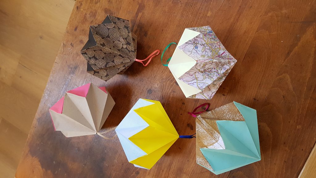 Origami Christmas Baubles Workshop - Art Bank