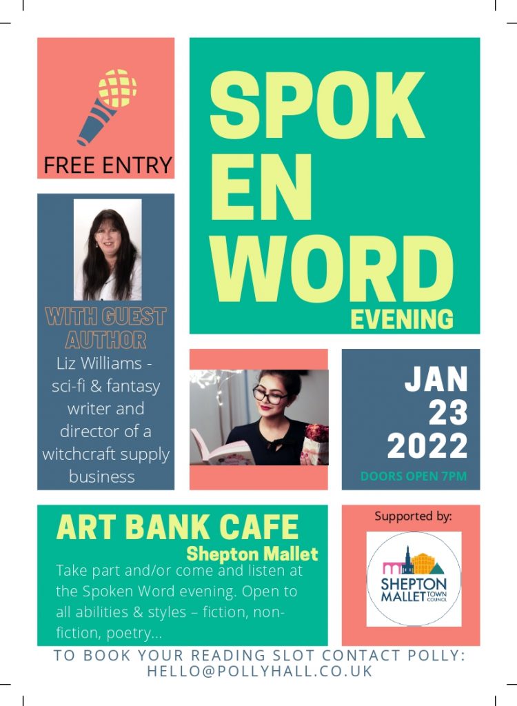 Spoken Word Evening with Guest Author Liz Williams - Art Bank